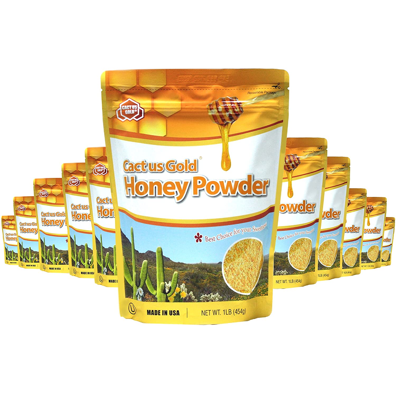 [Cactus Gold] Organic Honey Powder (8 oz)